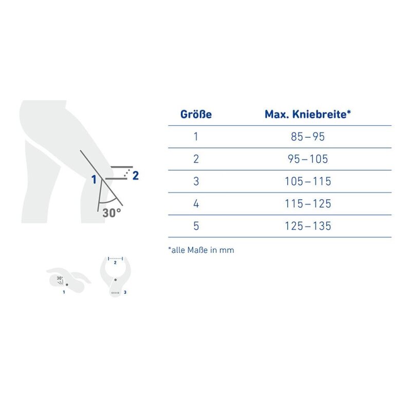 Knieorthese Bauerfeind MOS Genu zur Stabilisierung des Kniegelenks, 694 ...