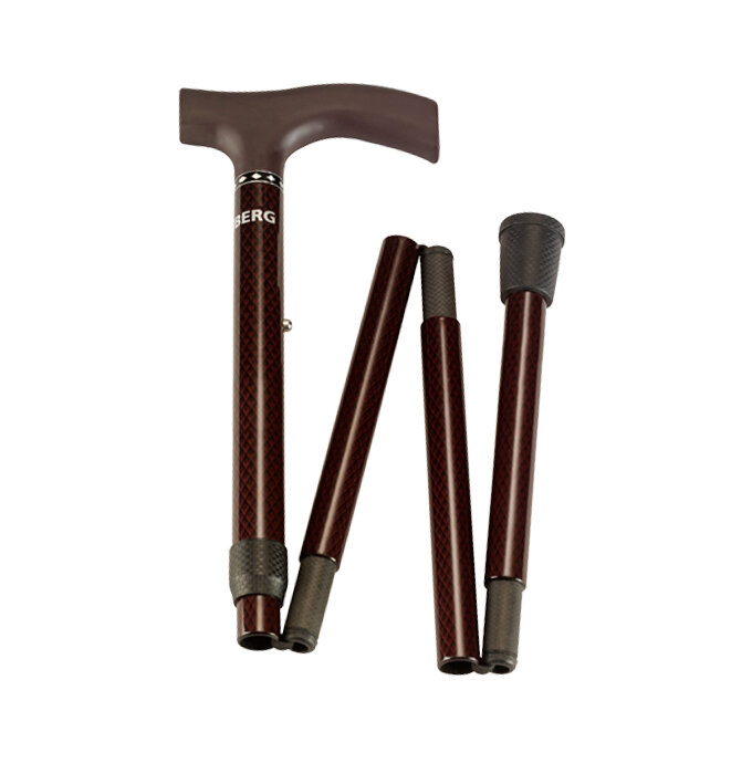 Ossenberg foldable travel stick carbon with Fritz handle adjustable ...