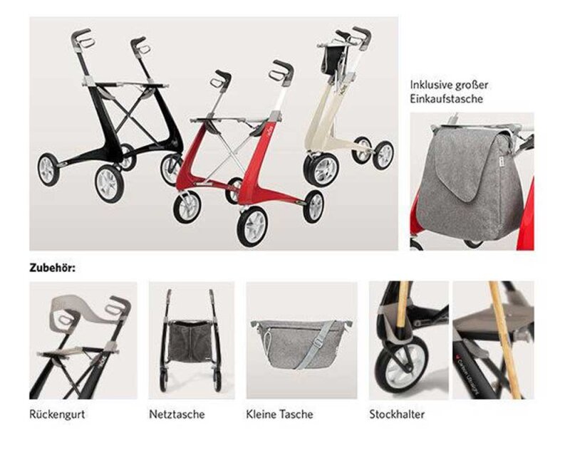 Russka Rollator Carbon Ultralight kaufen | Vitego, 548,80