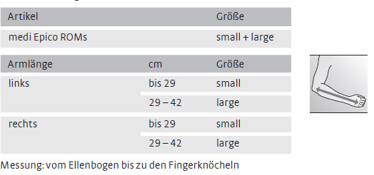 Ellenbogenorthese medi Epico ROMs, 209,80